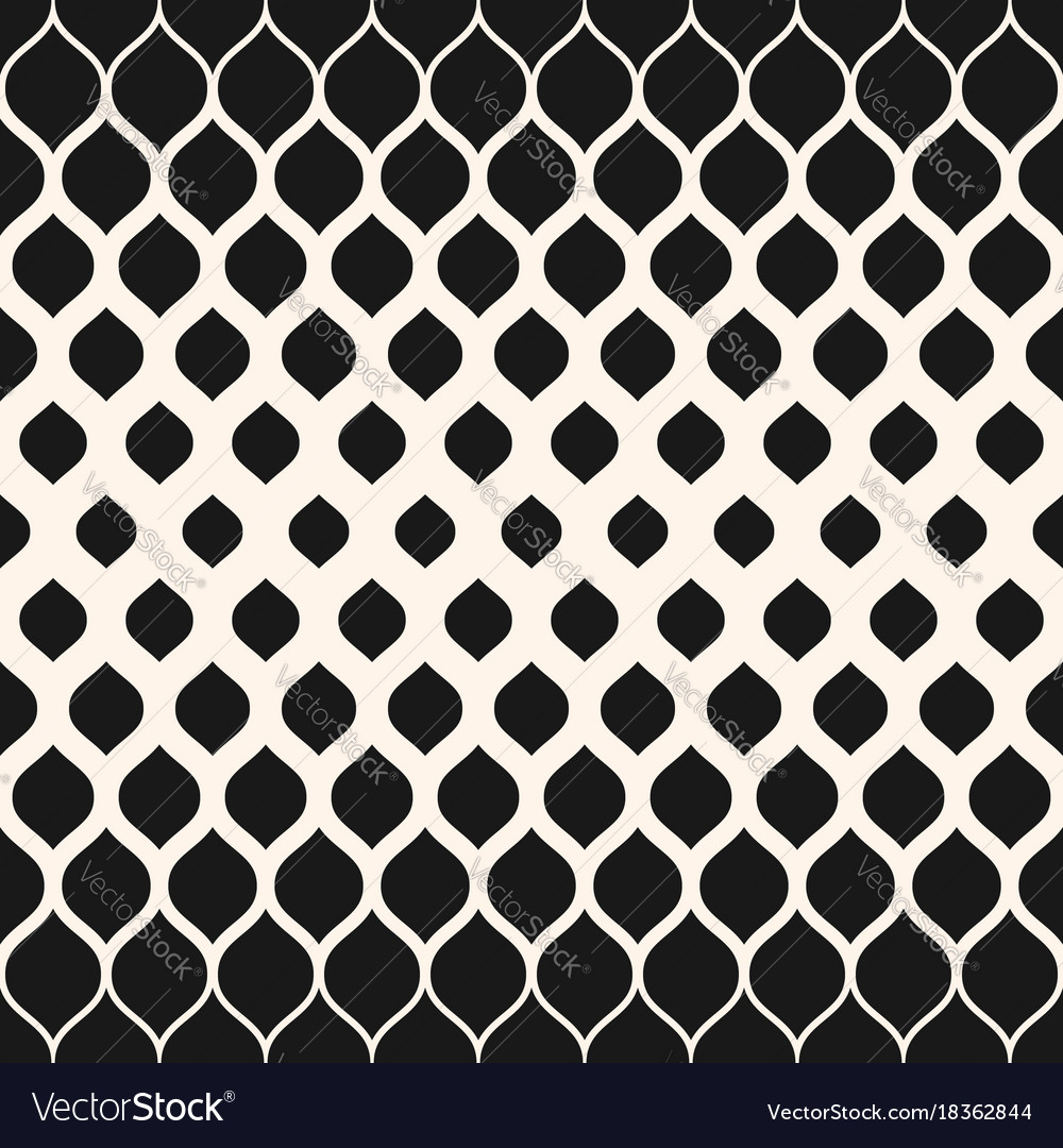 Monochrome Pattern With Halftone Transition Mesh Vector Image