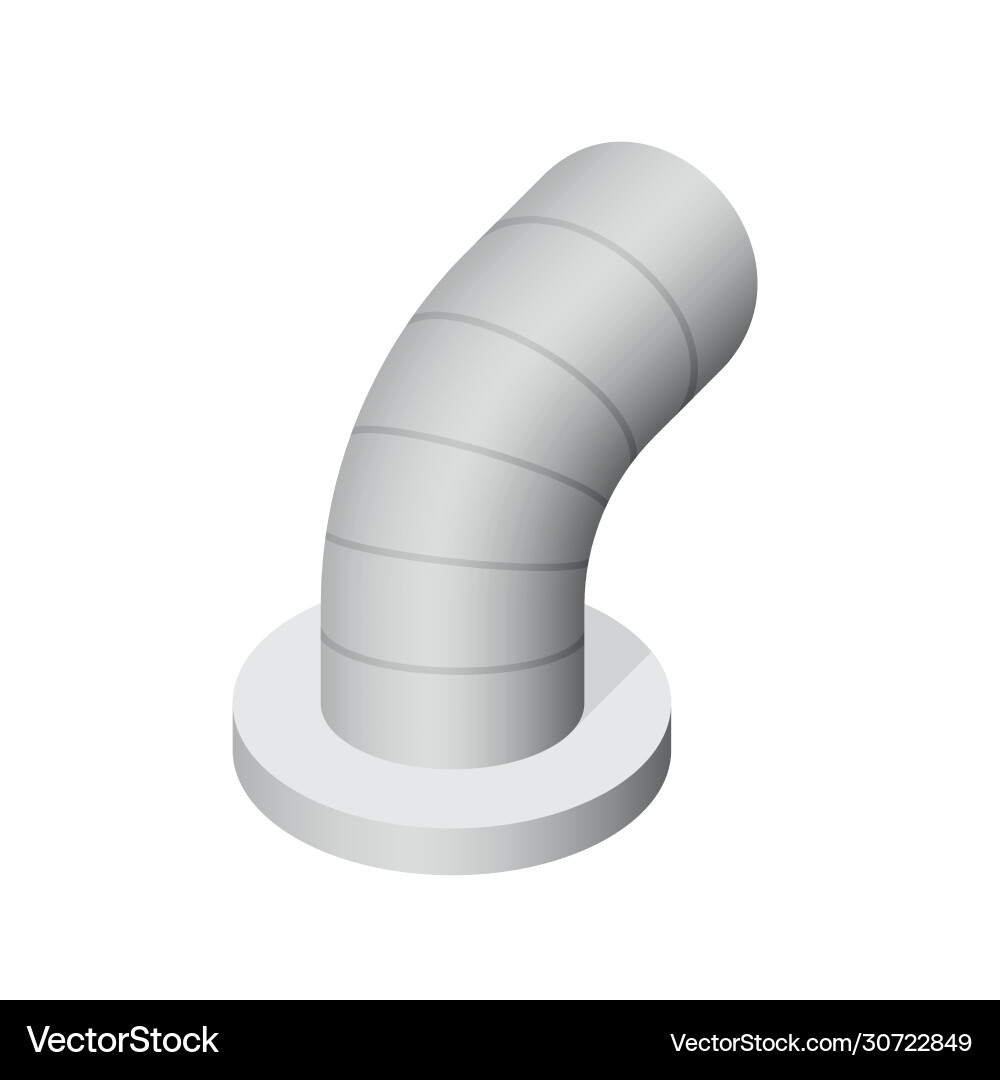 Air duct pipe Royalty Free Vector Image - VectorStock