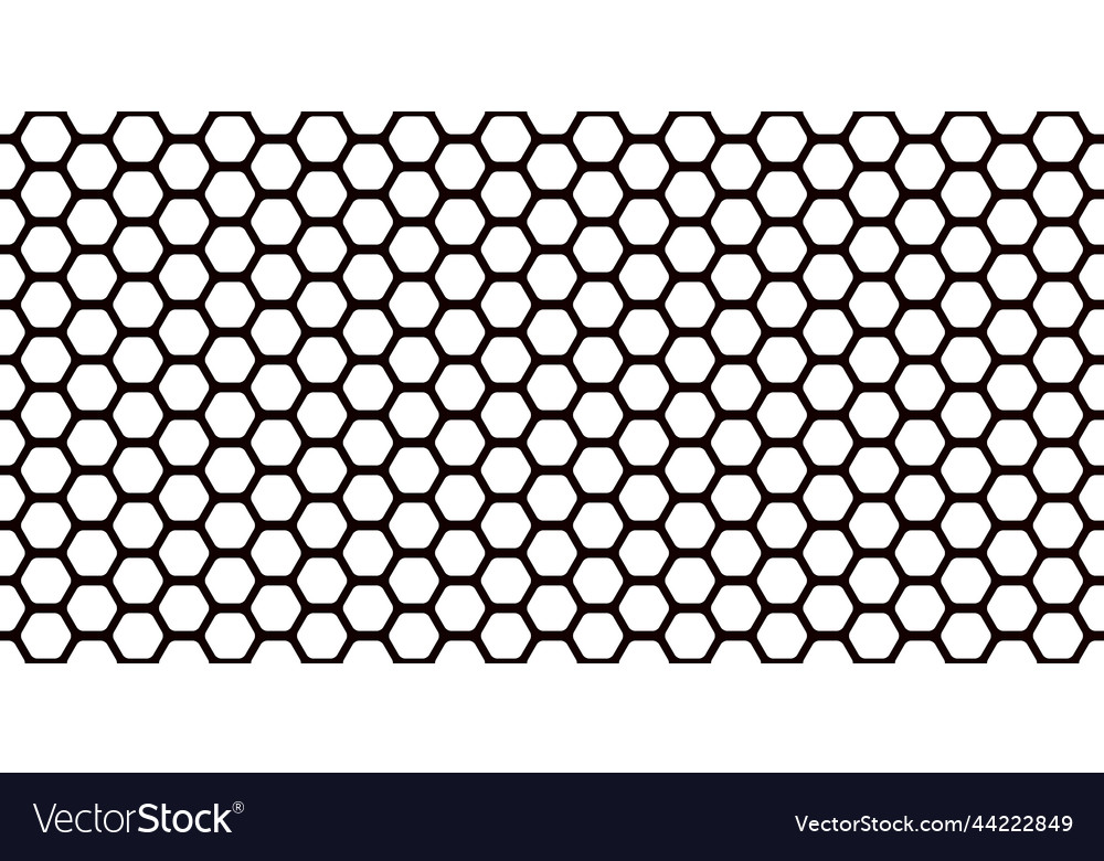Black and white honeycomb simple seamless pattern Vector Image Black and white honeycomb simple seamless pattern Vector Image