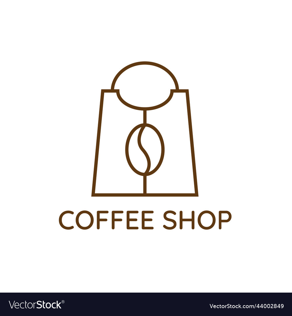 Coffee shop logo Royalty Free Vector Image - VectorStock Coffee shop logo Royalty Free Vector Image - VectorStock