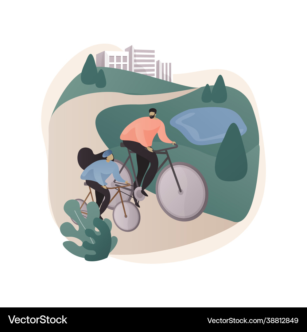 Ecological greenway abstract concept Royalty Free Vector