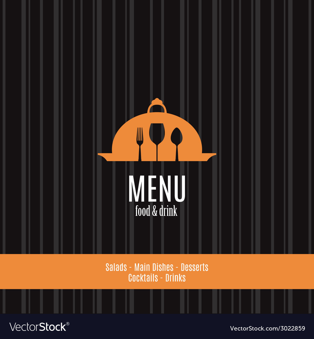 Abstract menu background with some special objects