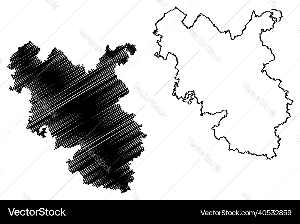 Sagar district madhya pradesh state Royalty Free Vector