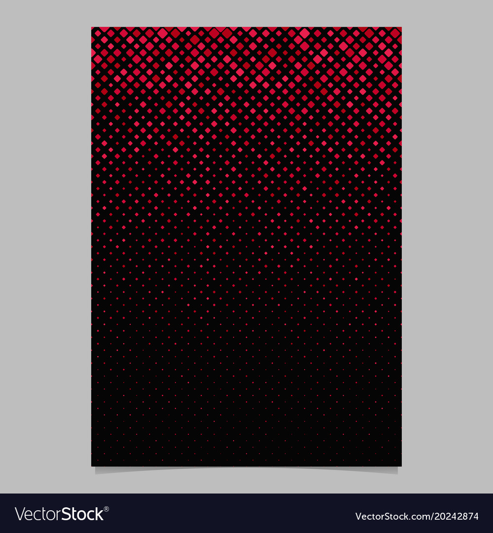 Abstract diagonal rounded square pattern poster Vector Image
