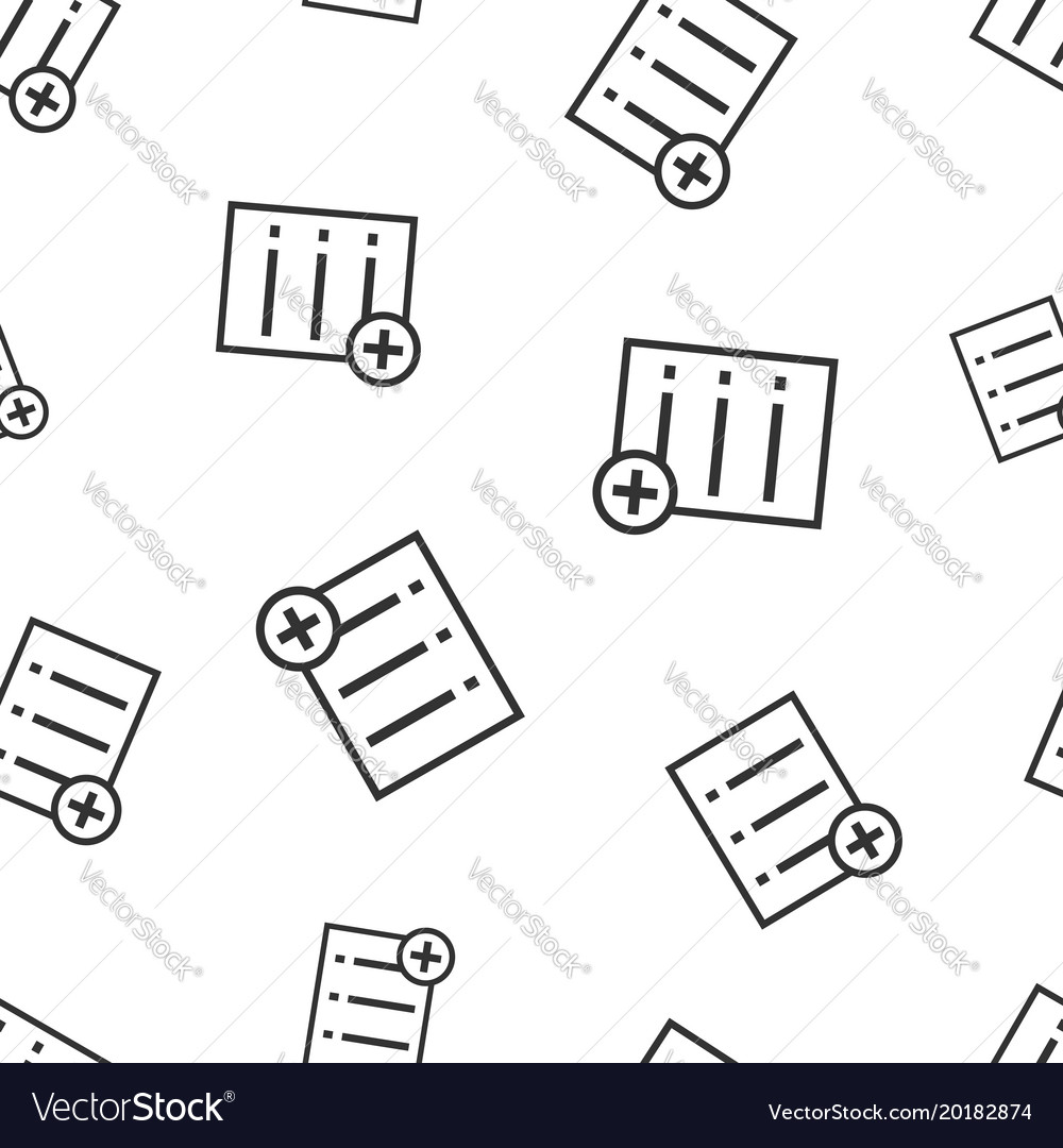 Document seamless pattern background business Vector Image