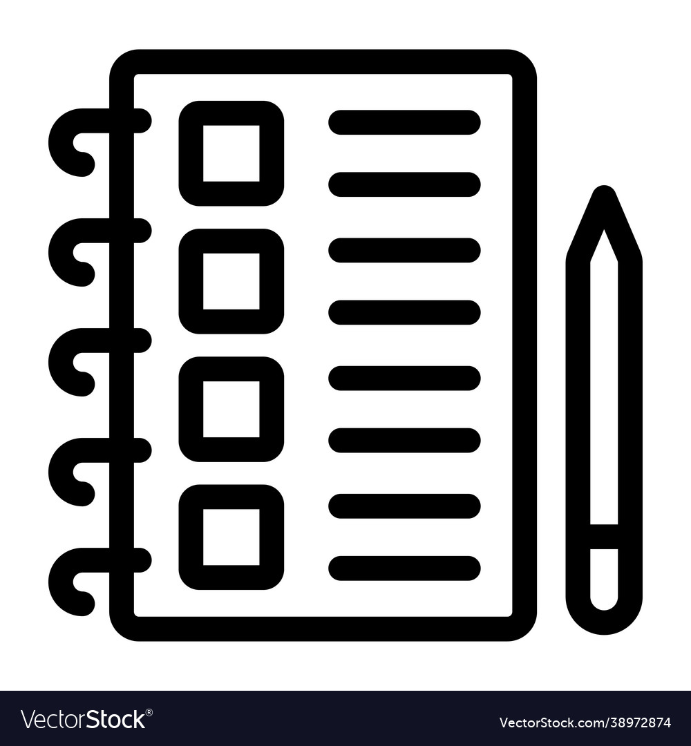 Jotter Royalty Free Vector Image - VectorStock