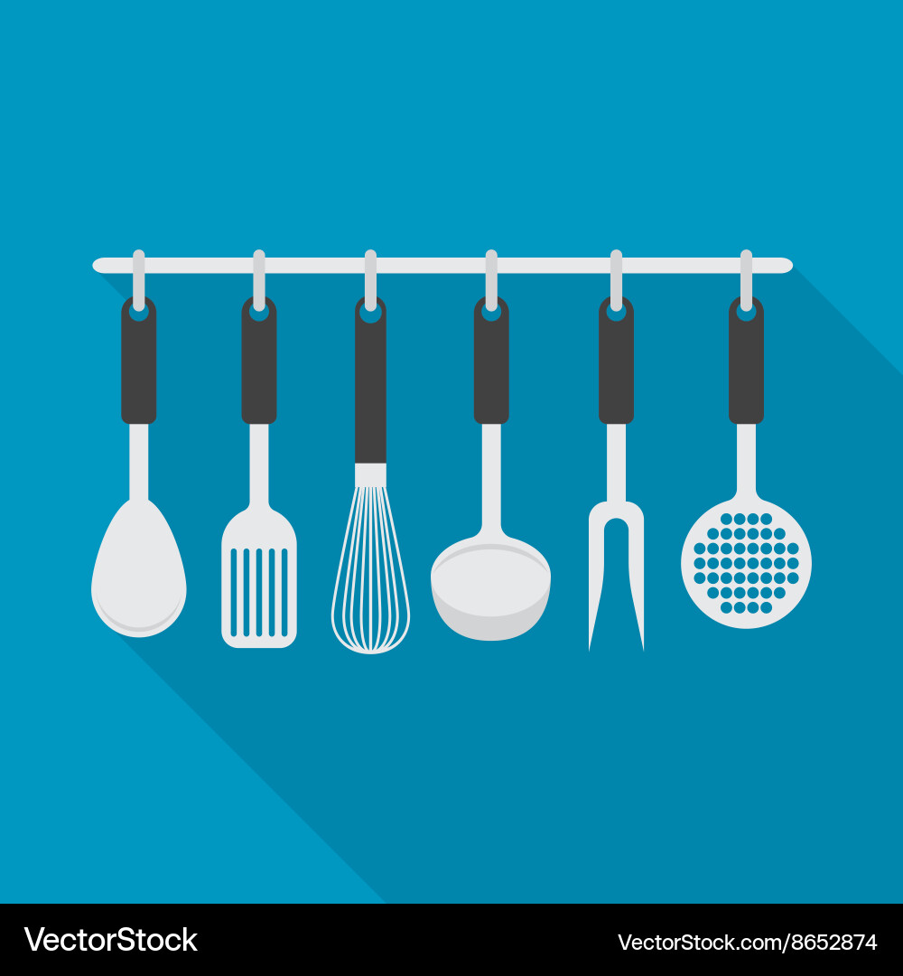Kitchenware utensil cooking tool Royalty Free Vector Image
