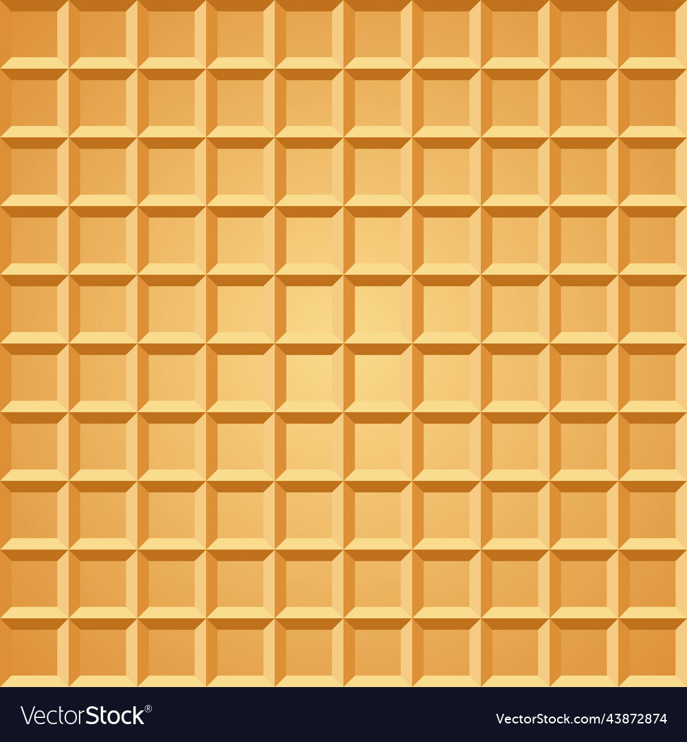 Waffle Seamless Pattern Royalty Free Vector Image