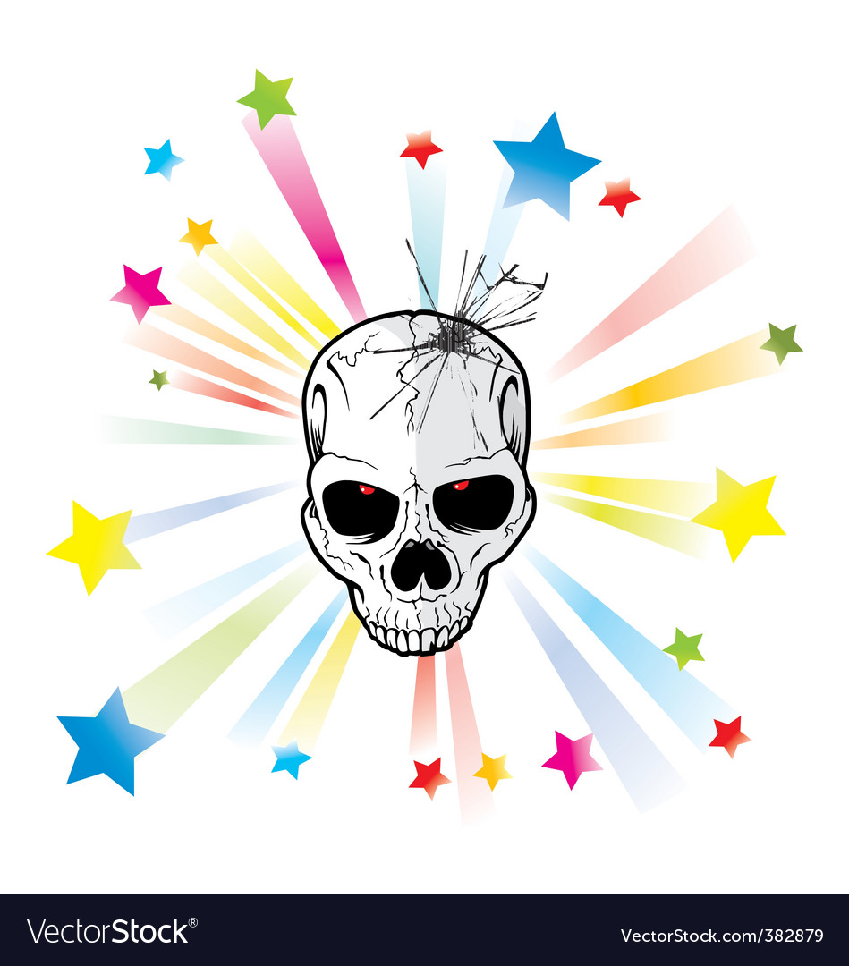 Starlight skeleton Royalty Free Vector Image - VectorStock