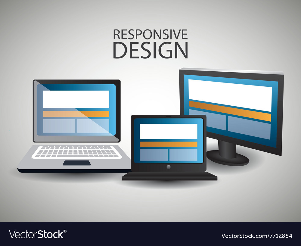 Web development design Royalty Free Vector Image