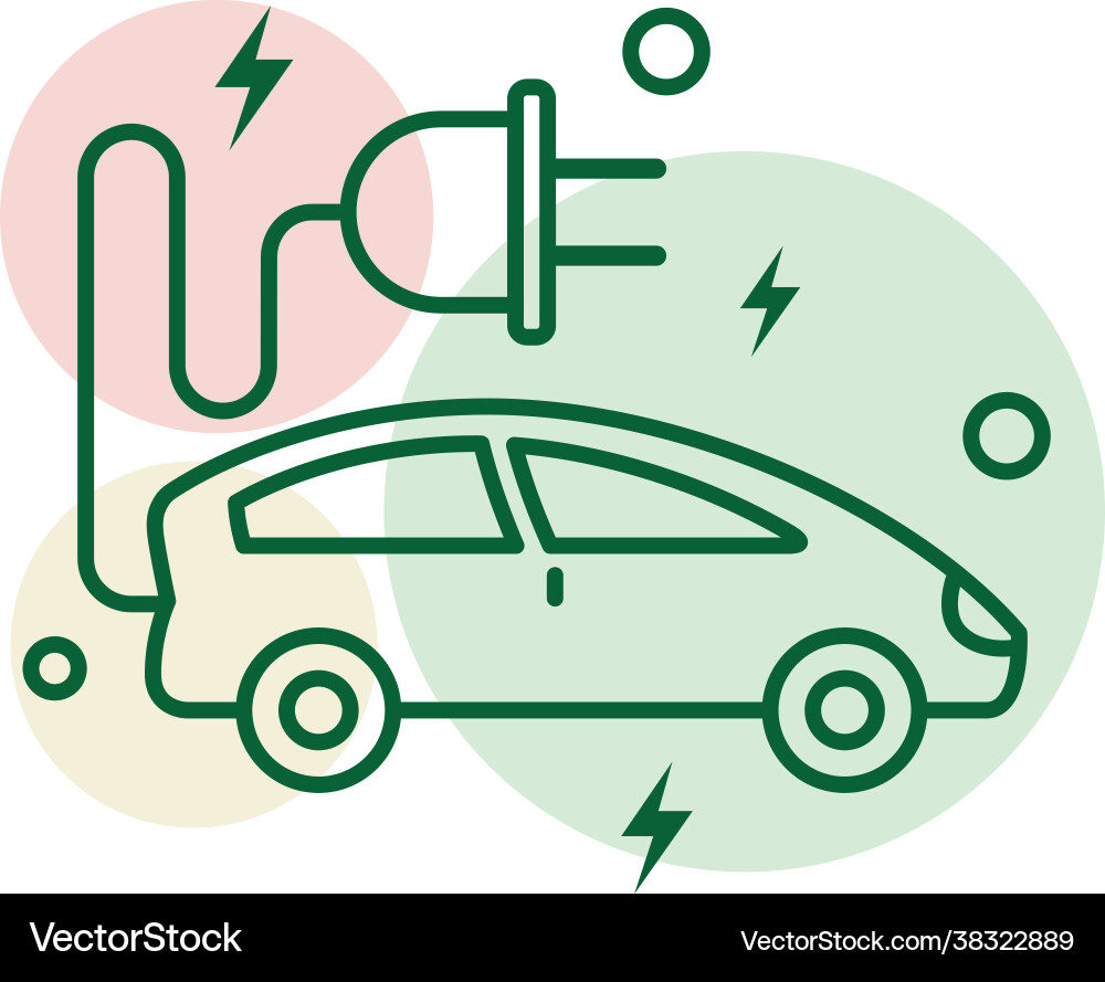 Energy car icon Royalty Free Vector Image - VectorStock