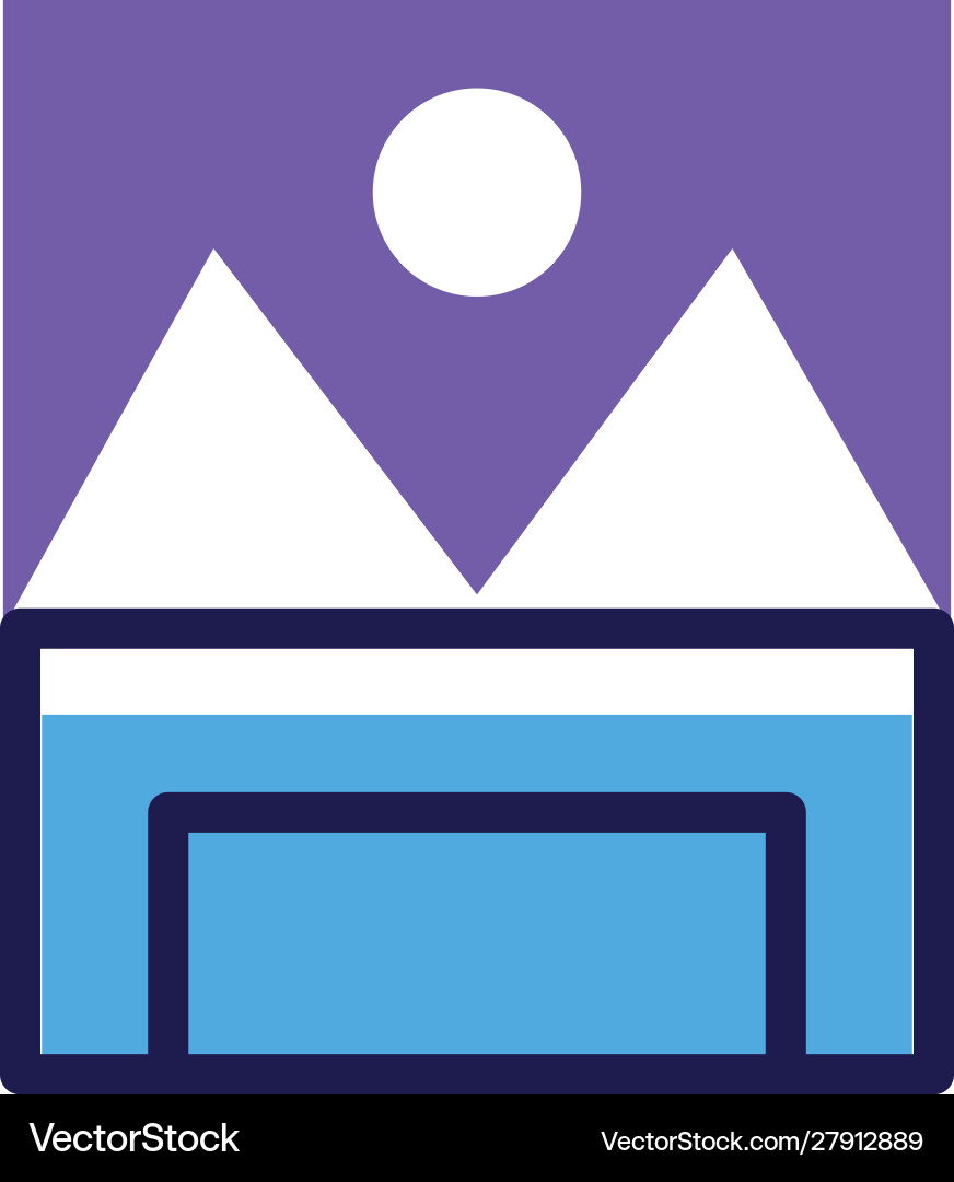 Photography with objects on white background Vector Image