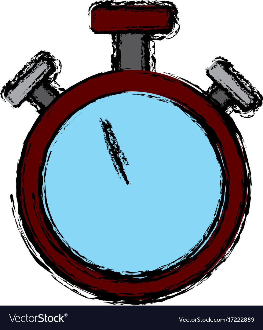 Timer chronometer symbol Royalty Free Vector Image