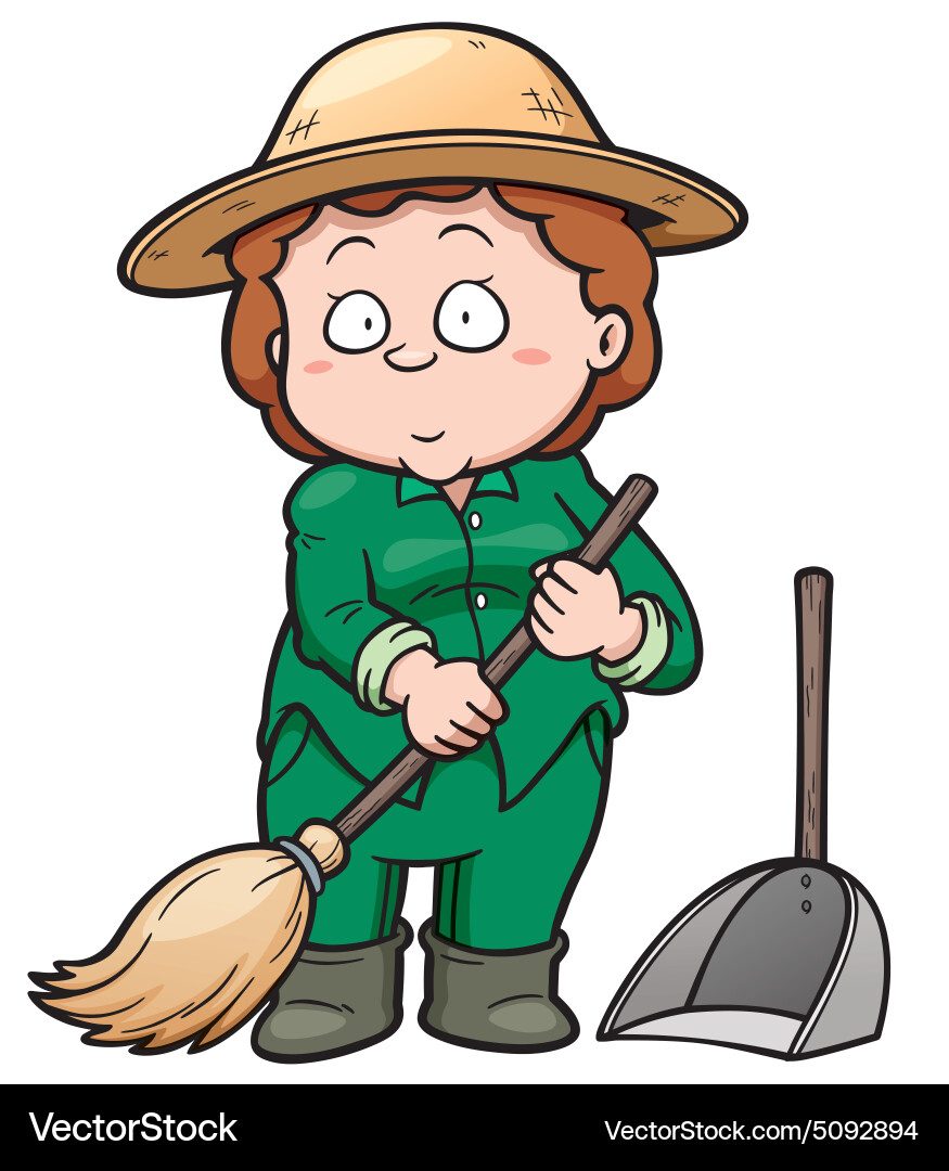 Cleaner Royalty Free Vector Image - VectorStock