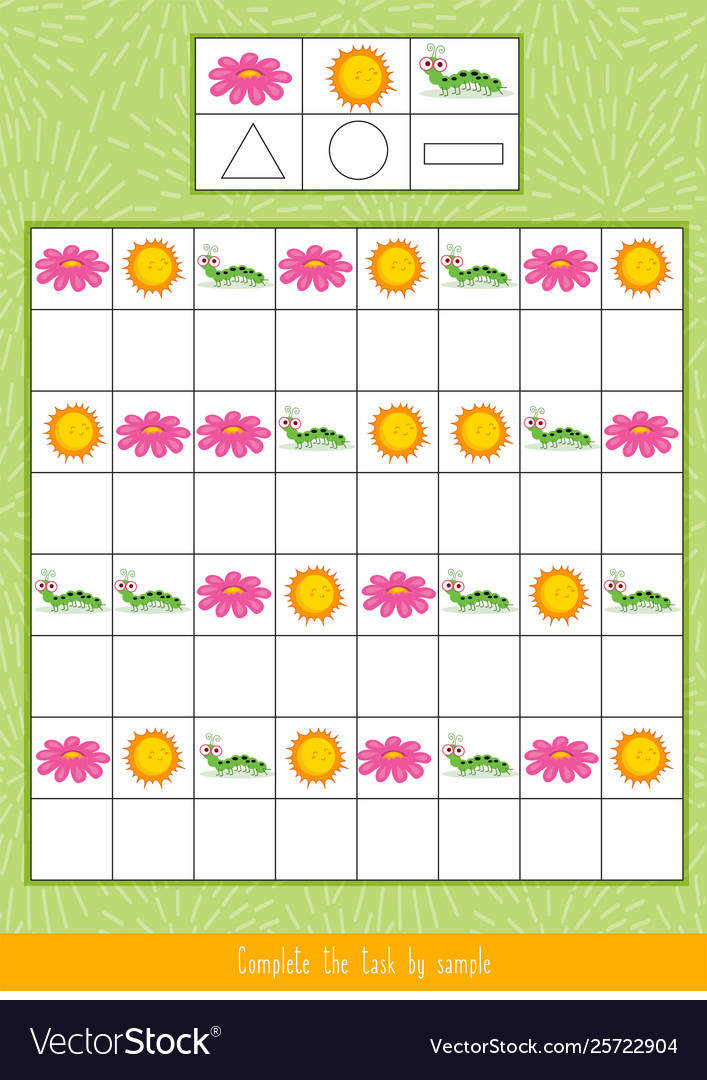 Complete task sample Royalty Free Vector Image