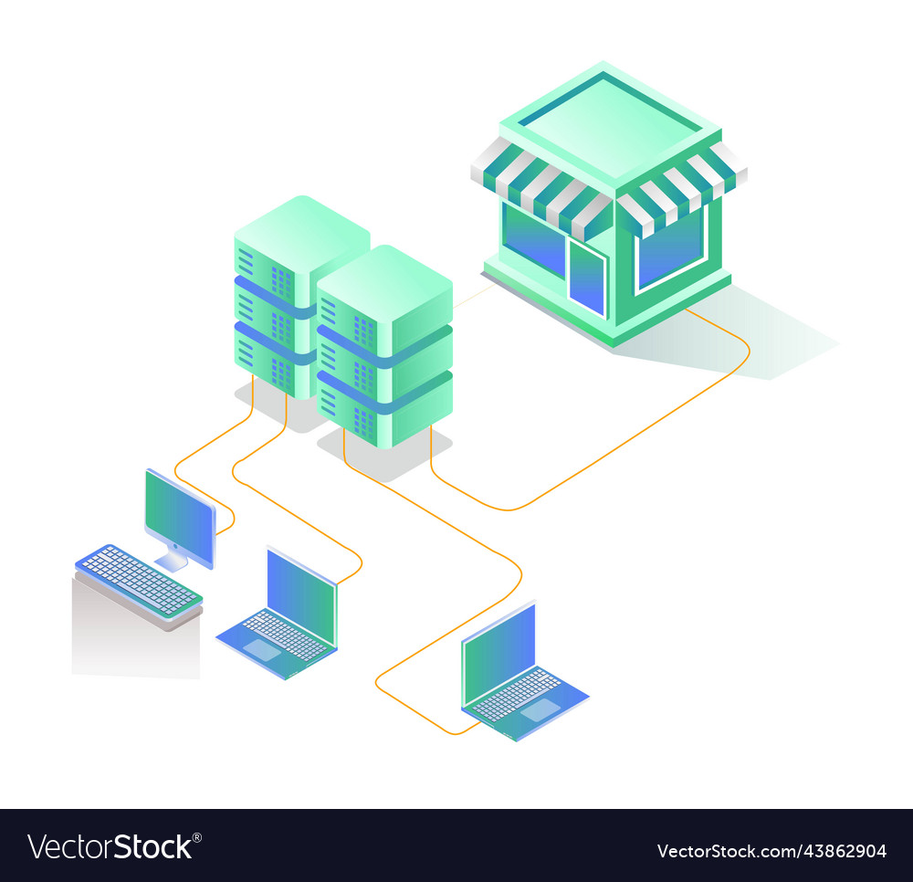 Database for store transactions Royalty Free Vector Image Database for store transactions Royalty Free Vector Image