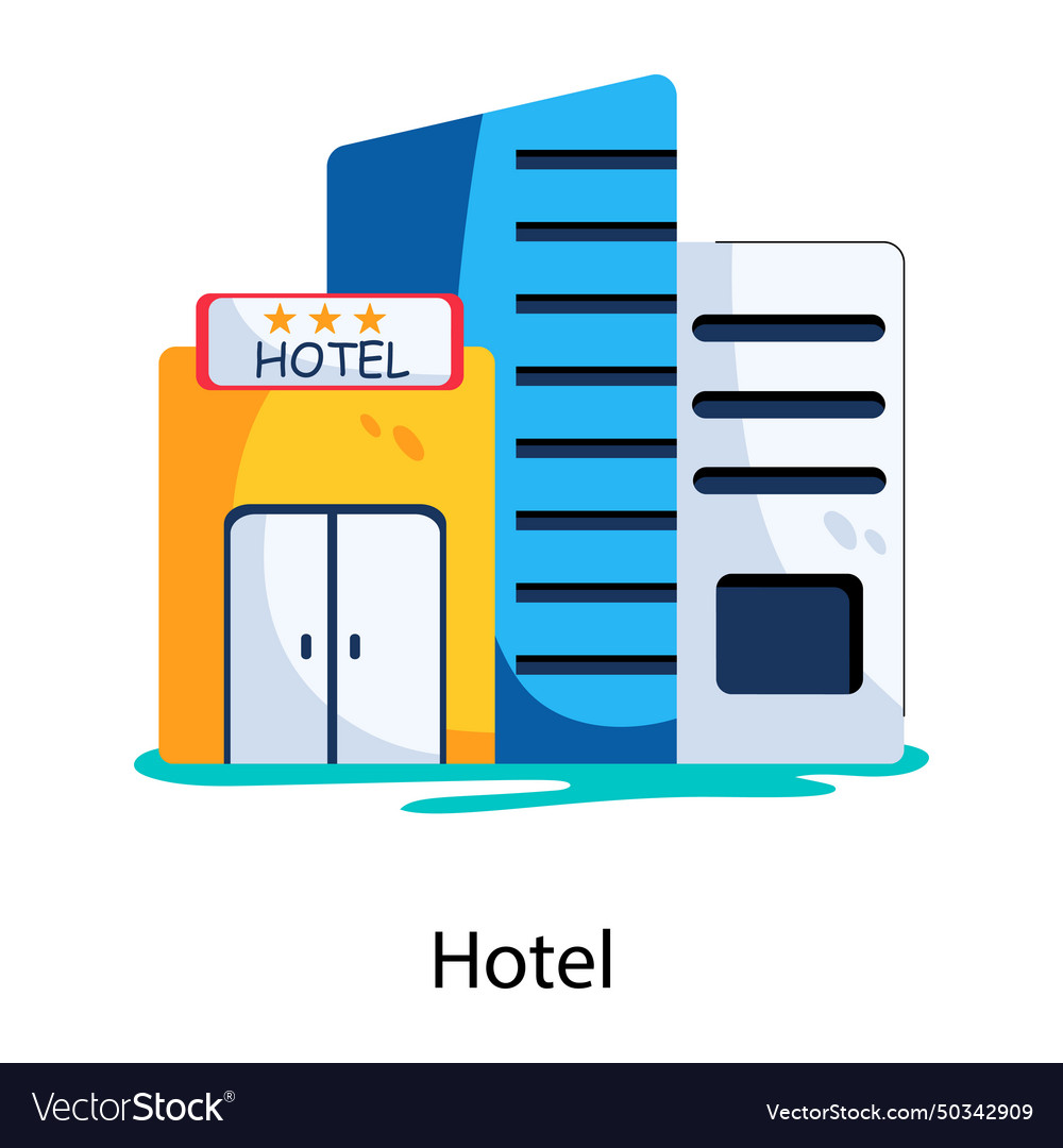 Hotel Royalty Free Vector Image - VectorStock