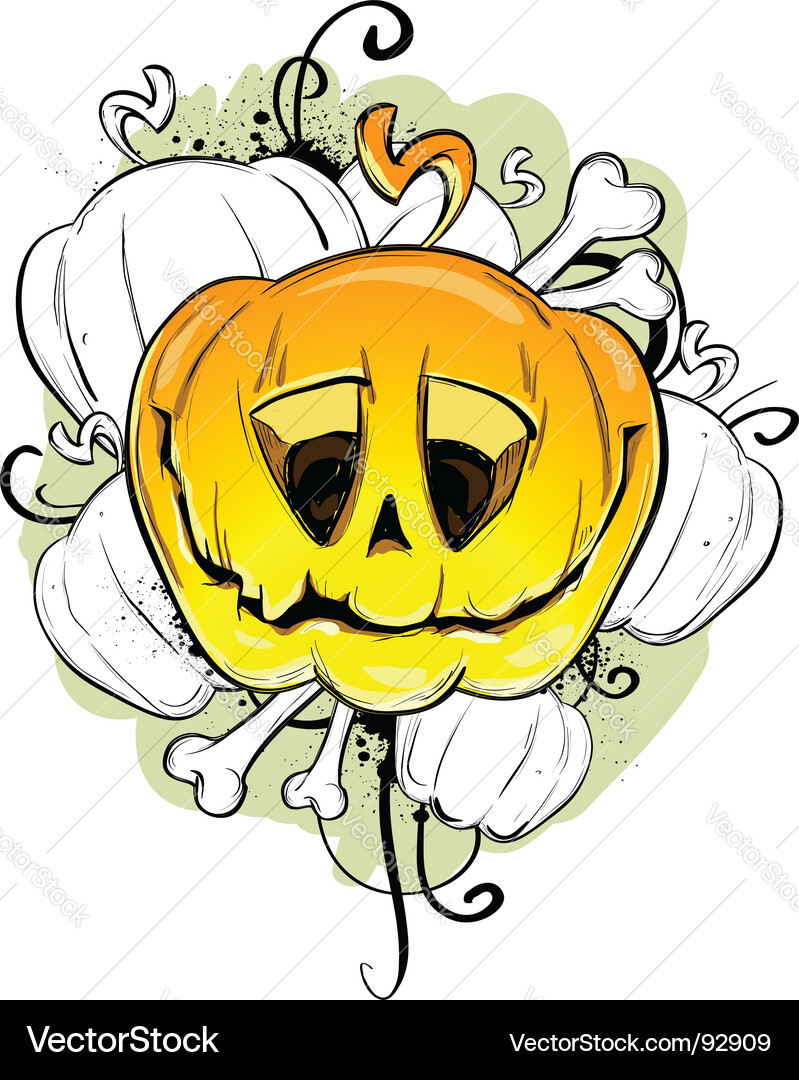 Pumpkins Royalty Free Vector Image - VectorStock