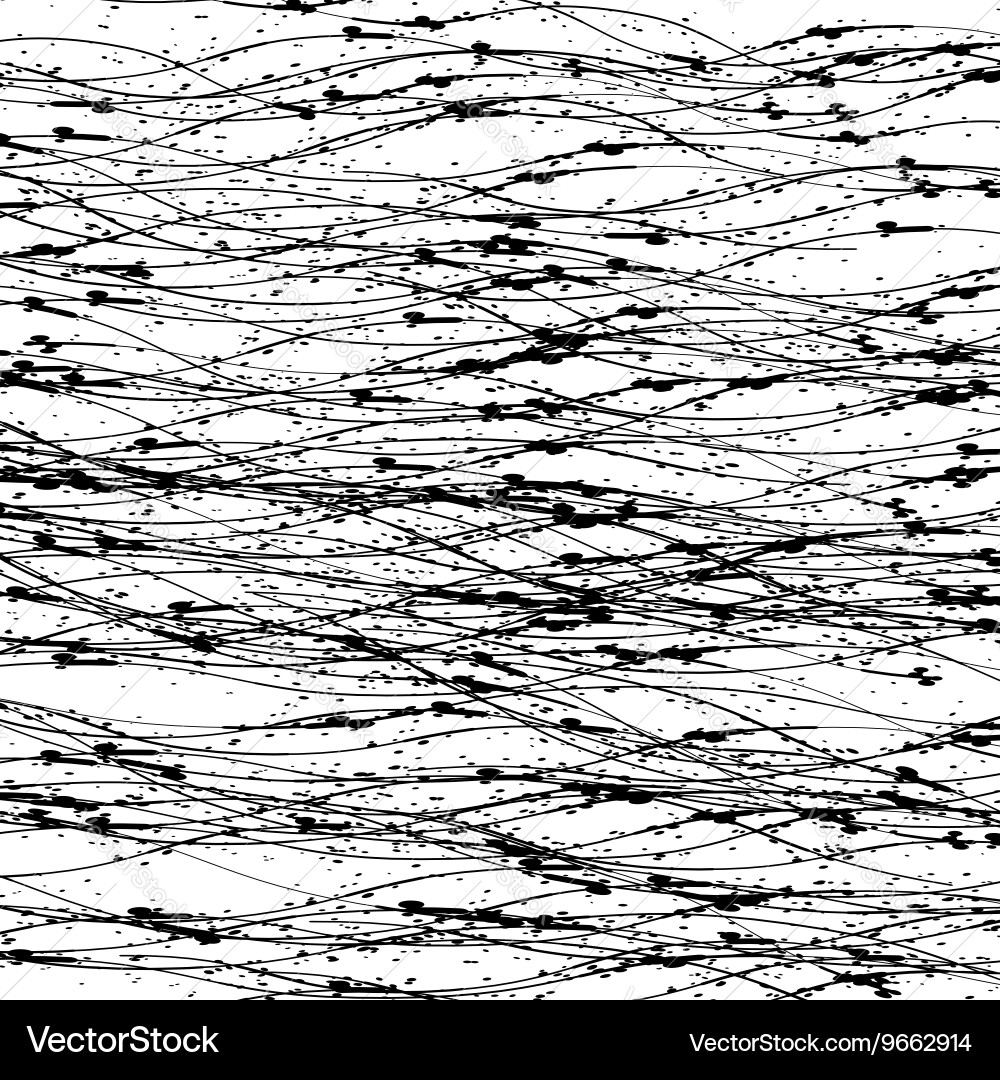Abstract grunge texture black ink background Vector Image
