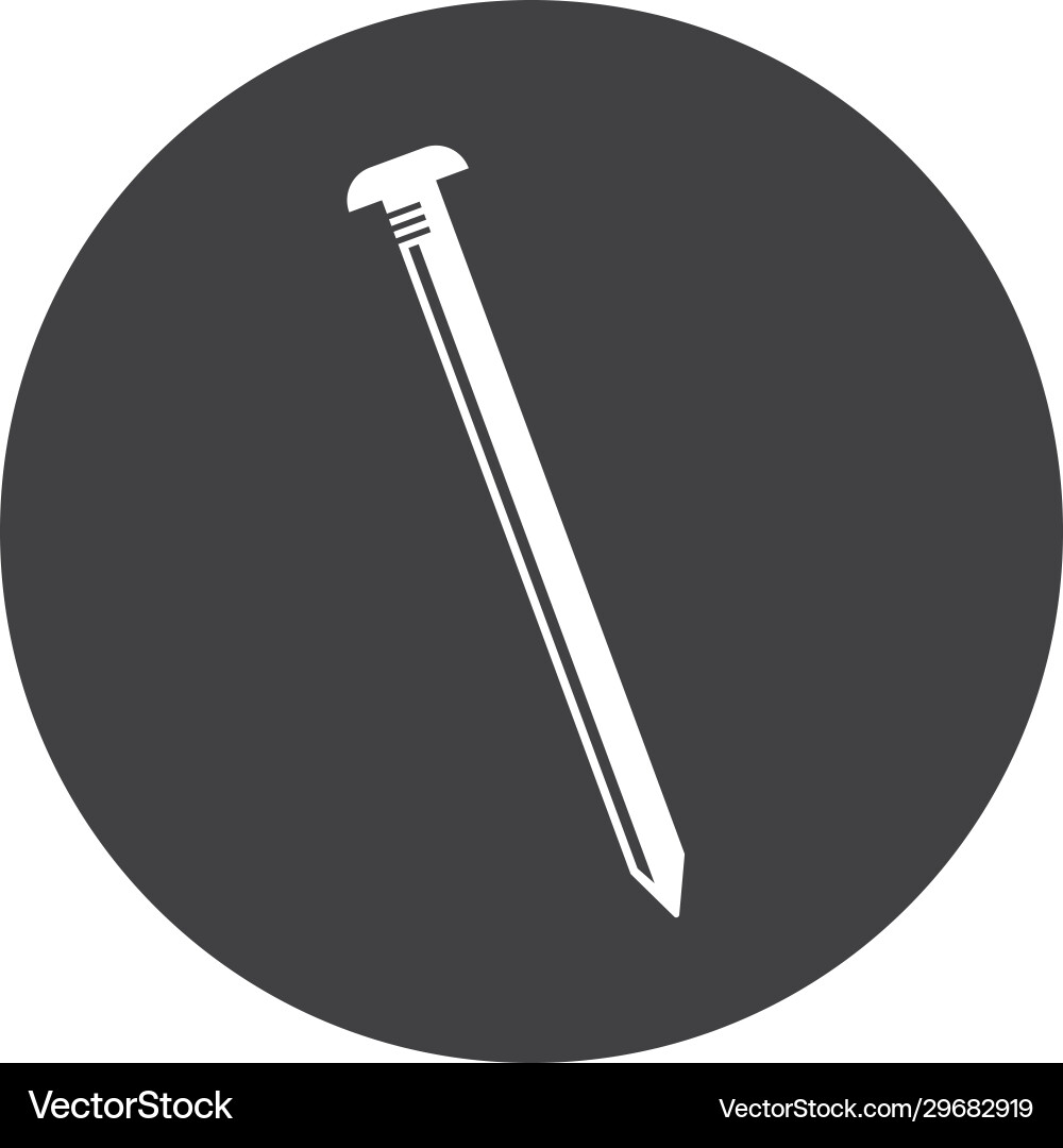 Metal nail design Royalty Free Vector Image - VectorStock