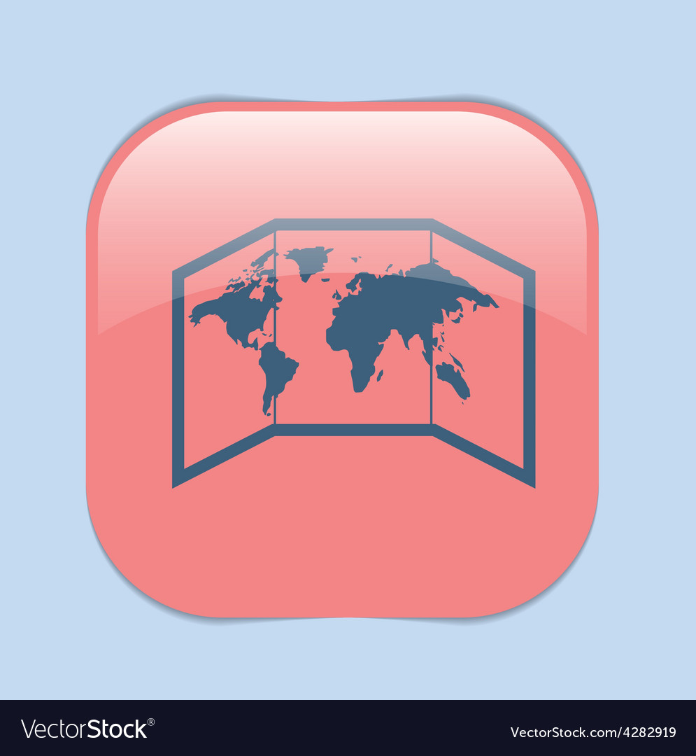 World map-countries Royalty Free Vector Image - VectorStock