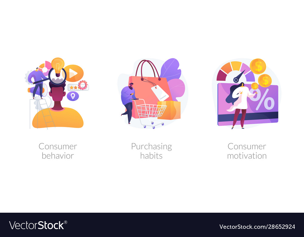 Purchase decision process concept metaphors Vector Image Purchase decision process concept metaphors Vector Image