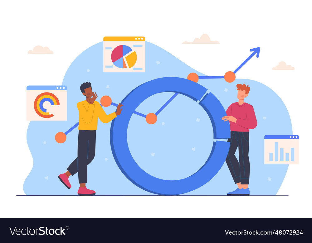 Team of analytics concepts Royalty Free Vector Image Team of analytics concepts Royalty Free Vector Image