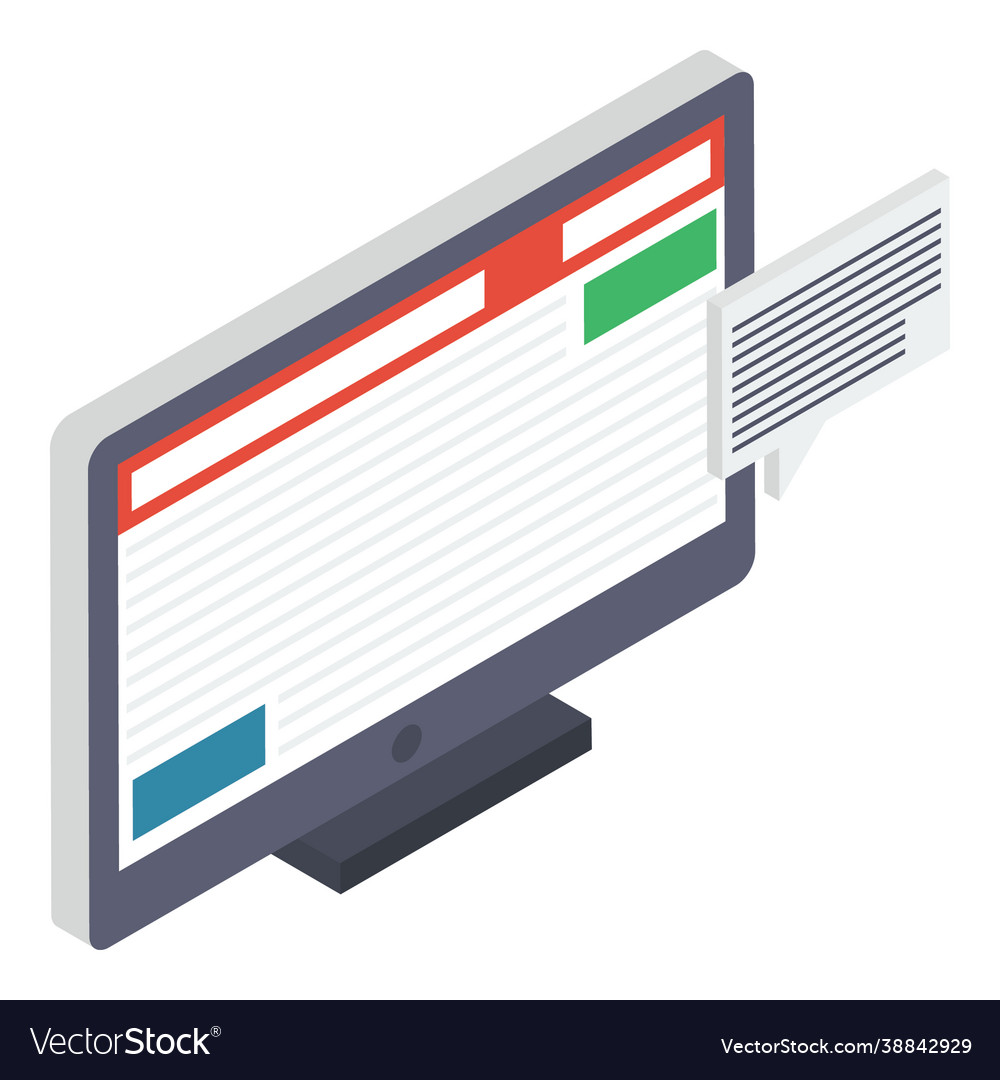 Web layout Royalty Free Vector Image - VectorStock