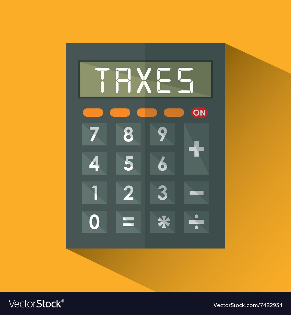 Pay taxes graphic design Royalty Free Vector Image Pay taxes graphic design Royalty Free Vector Image