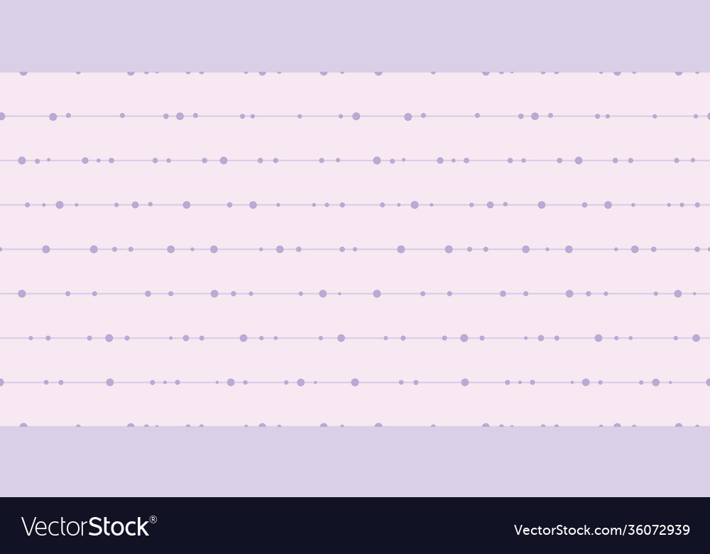 Cute line pattern with random circles pattern Vector Image