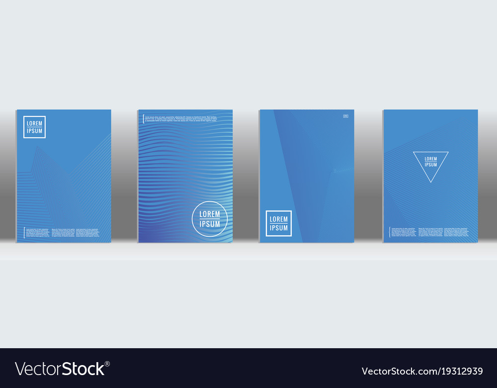 Geometric line pattern for poster design Vector Image