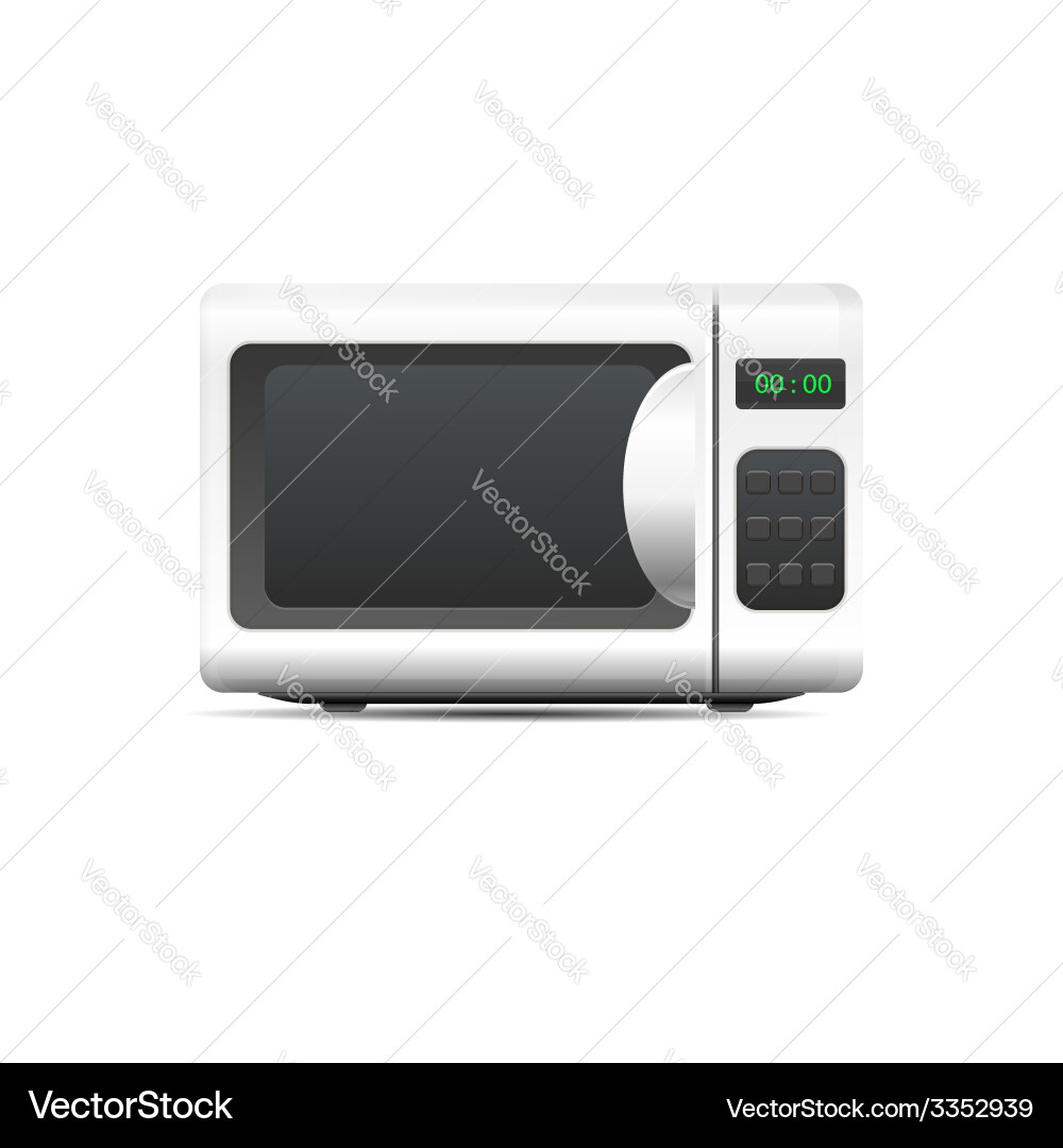 Microwave oven Royalty Free Vector Image - VectorStock