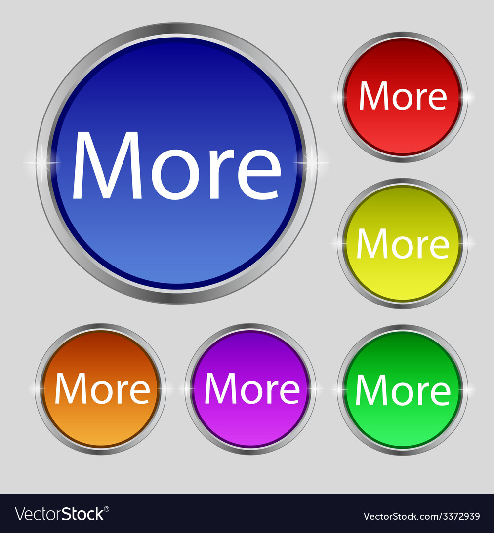 More sign icon details symbol website navigation Vector Image More sign icon details symbol website navigation Vector Image