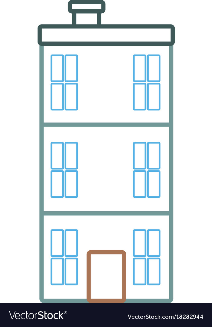 Building Royalty Free Vector Image - VectorStock