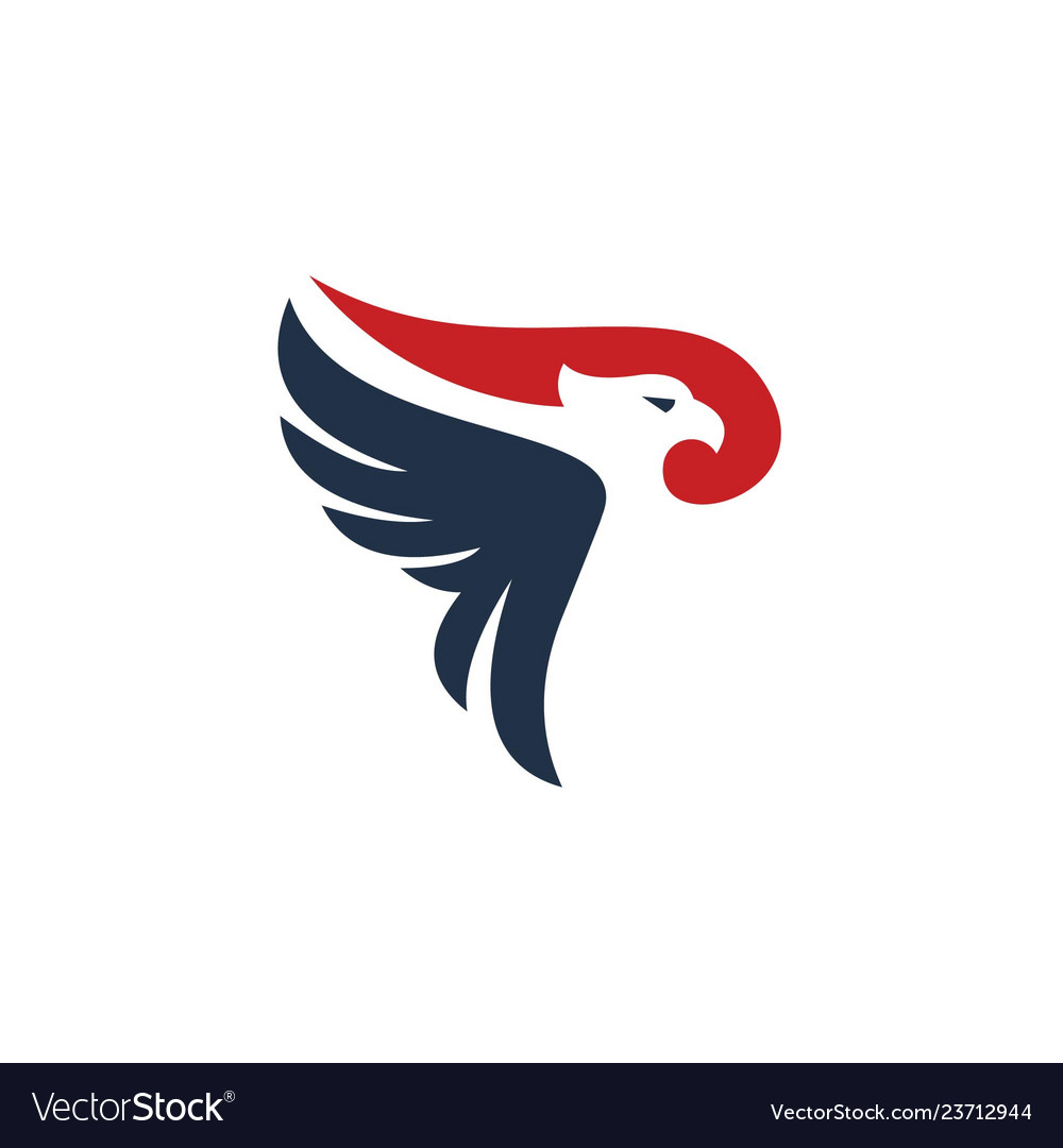 Eagle logo template Royalty Free Vector Image - VectorStock