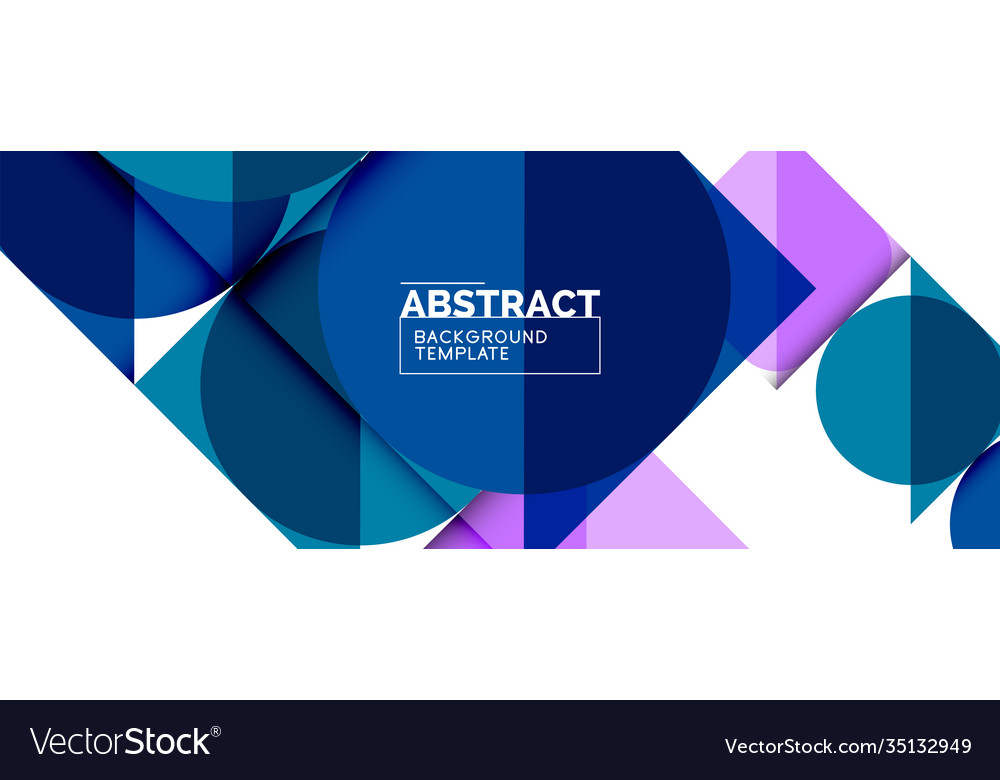 Clean minimal geometric abstract background Vector Image