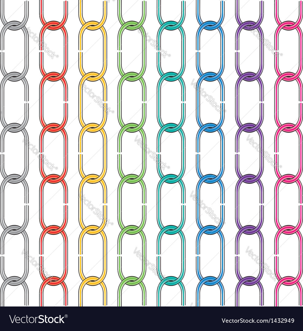 Metal chains Royalty Free Vector Image - VectorStock