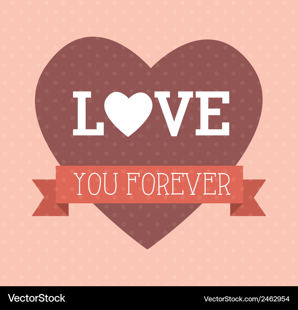 Love Design Over Pink Background Royalty Free Vector Image