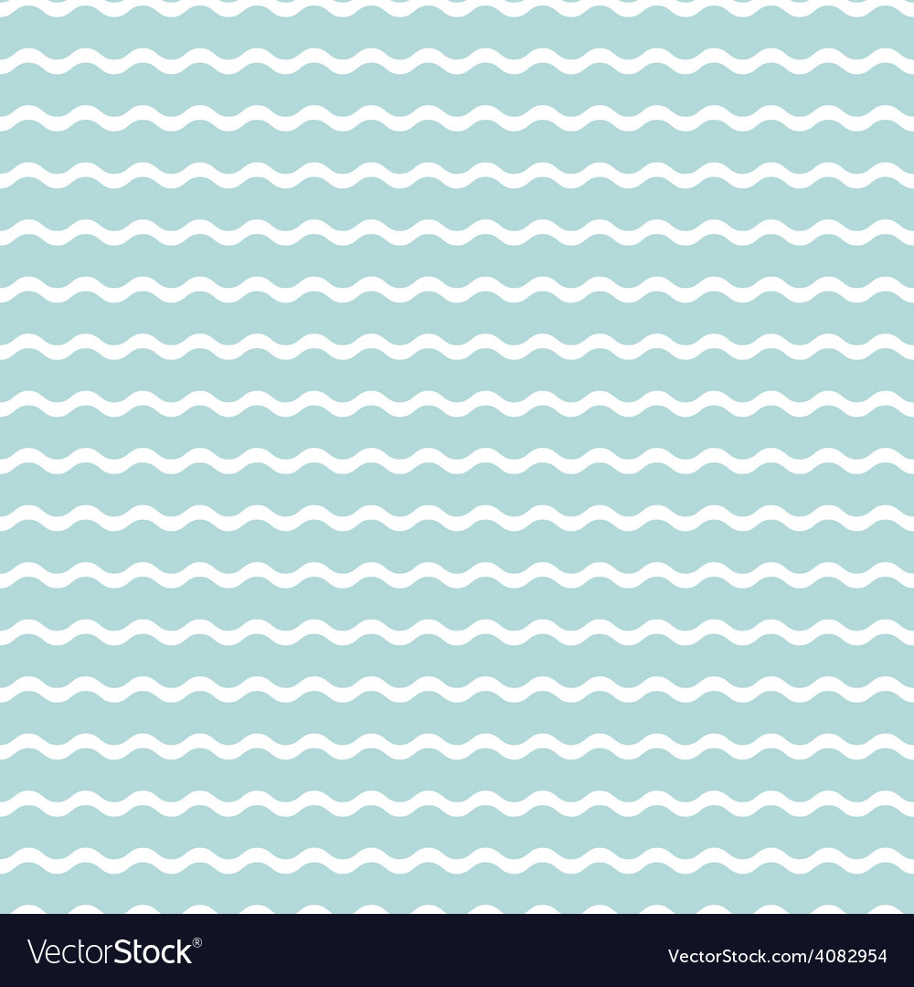 Wave blue background seamless pattern Royalty Free Vector