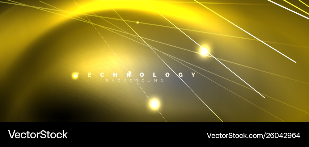 Color light with lines outer space background Vector Image