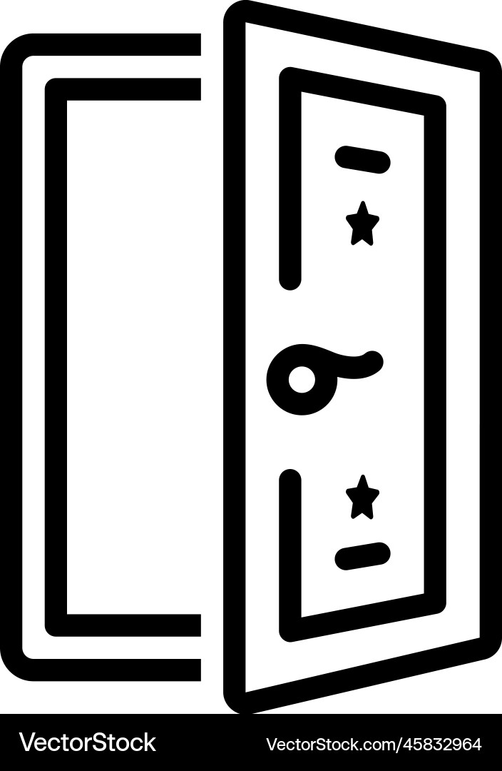 Door Royalty Free Vector Image - VectorStock