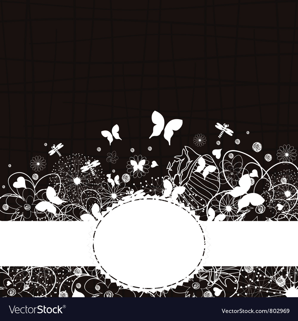 Spring frame Royalty Free Vector Image - VectorStock