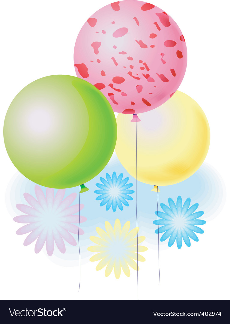 Balloons Royalty Free Vector Image - VectorStock