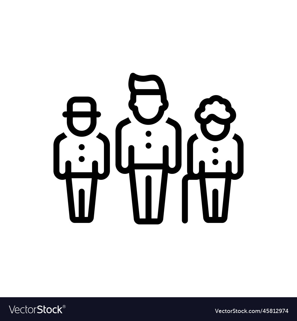 Generations Royalty Free Vector Image - VectorStock