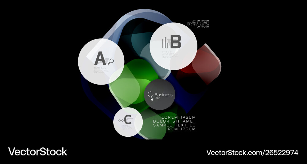 Modern advertising concept for wallpaper design Vector Image