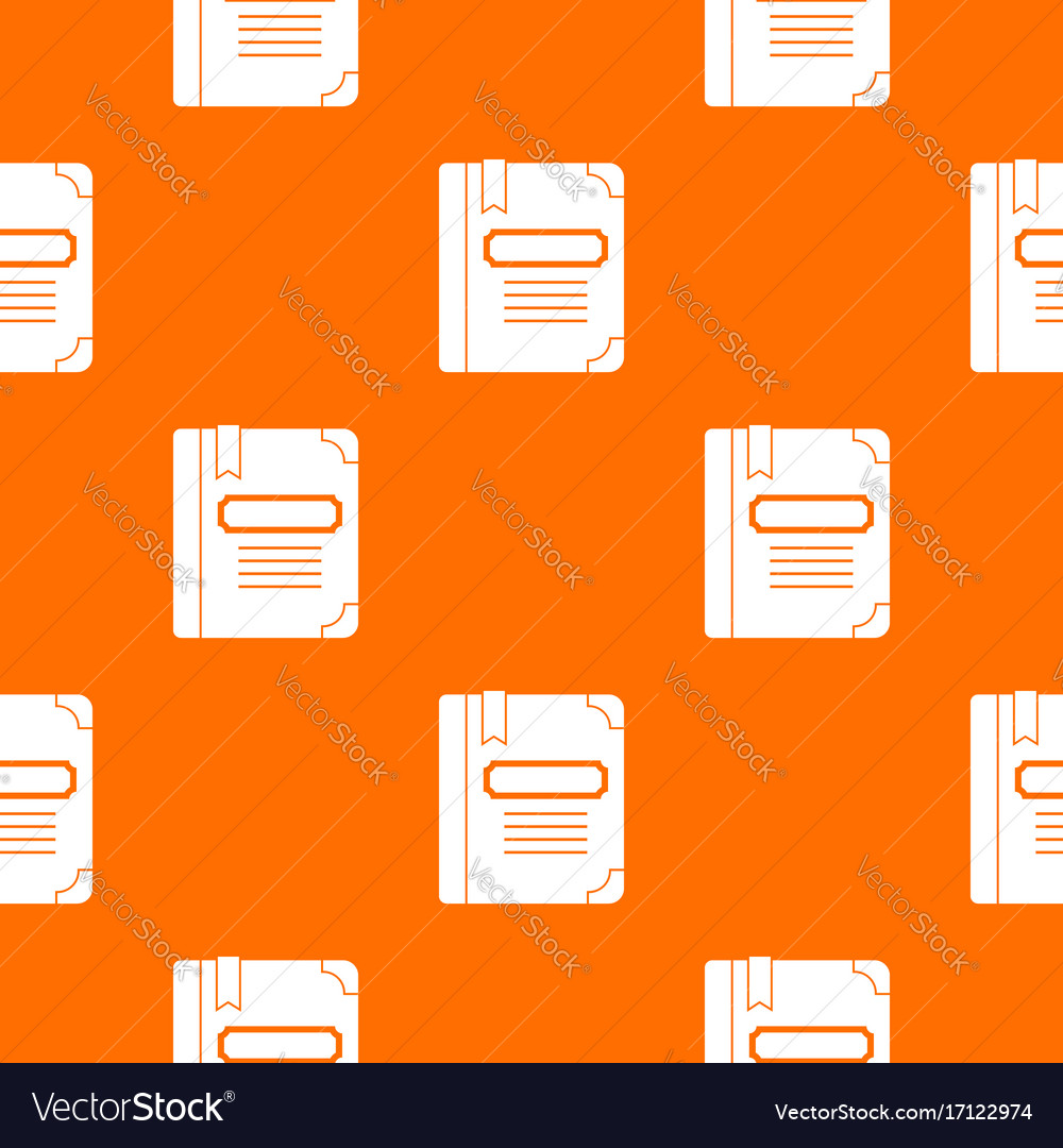 Tutorial with bookmark pattern seamless Royalty Free Vector