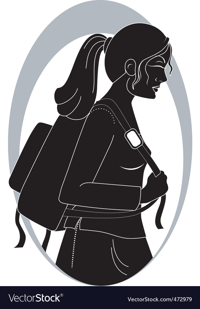 Lady Royalty Free Vector Image - VectorStock