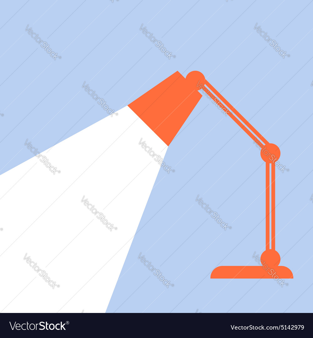 Table lamp Royalty Free Vector Image - VectorStock