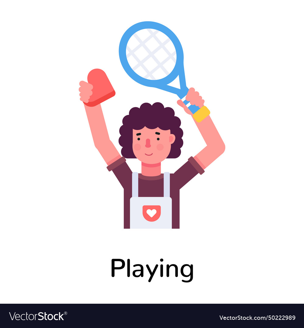 Playing Royalty Free Vector Image - VectorStock
