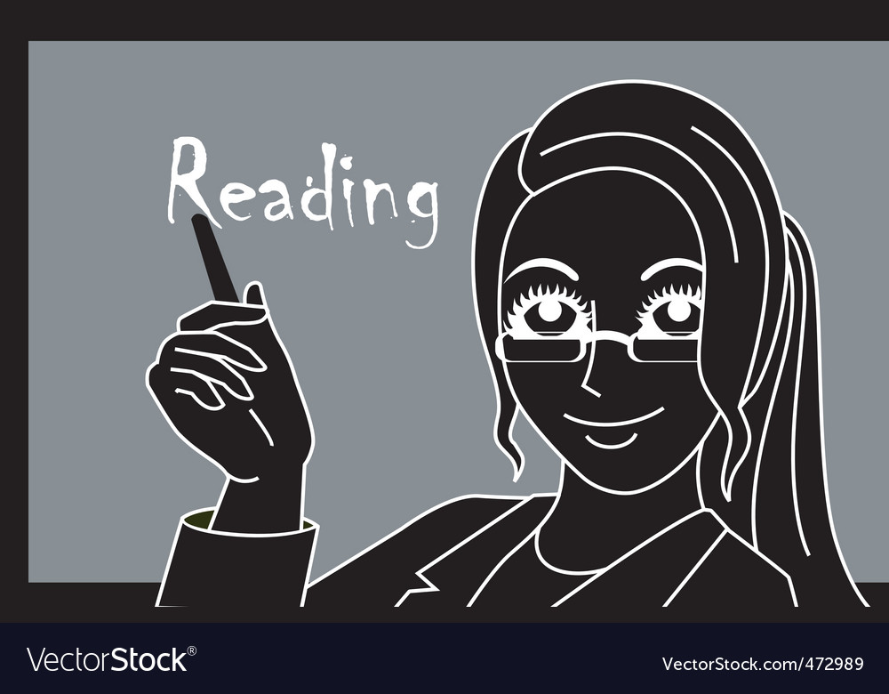 Reading Royalty Free Vector Image - VectorStock